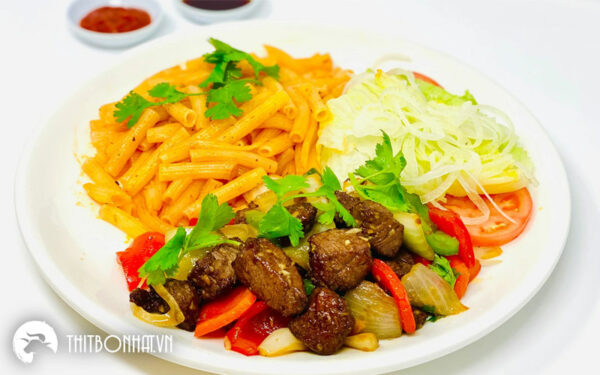 Tổng hợp #2 cách làm nui xào bò lúc lắc ngon khó cưỡng